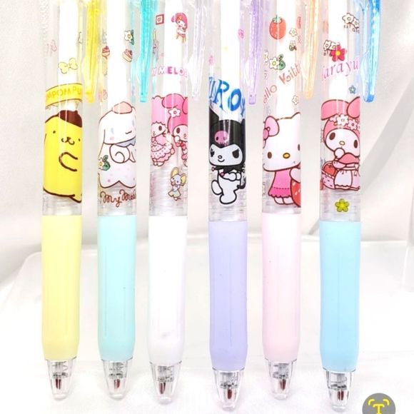 Sanrio | Office | Brandnew Set Of6 Sanrio Gel Pens | Poshmark